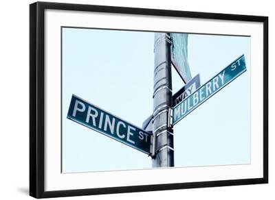 'Prince and Mulberry Street Signs, Little Italy, New York City ...