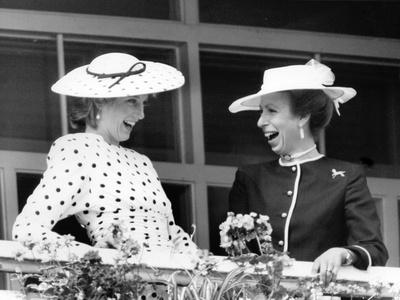 'Princess Diana laughing with Princess Anne' Photo - Associated ...