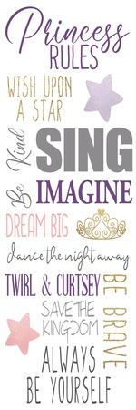 'Princess Rules A' Prints - Kimberly Allen | AllPosters.com