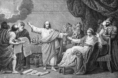 'Print of Daniel Interpreting the Dreams of Nebuchadnezzar' Giclee ...