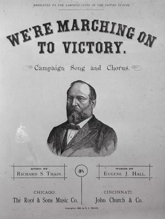 Printed Poster Advertisement for James A. Garfield during His ...