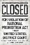 'Prohibition Act Closed Notice' Posters | AllPosters.com