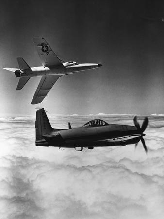 'Propeller and Jet Fighters of the U.S. Navy' Photographic Print ...