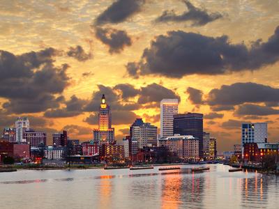 'Providence Rhode Island Skyline.' Photographic Print - SeanPavonePhoto ...