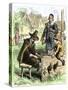Punishment of a Delinquant Puritan, Massachusetts Bay Colony, 17Th ...
