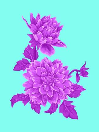 'Purple Flower' Posters - Jensen Adamsen | AllPosters.com