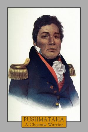 'Pushmataha - Portrait of a Choctaw Warrior, c.1844' Prints - Lantern ...