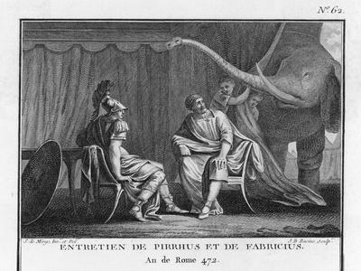 'Pyrrhus King of Epirus Invading Italy Seeks to Impress the Roman ...