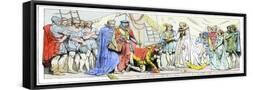 Queen Elizabeth I of England Knighting Francis Drakein 1581 (Print ...