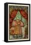 Queen Elizabeth Praying. Colour Lithography, Reproduction of the ...