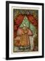 Queen Elizabeth Praying. Colour Lithography, Reproduction of the ...
