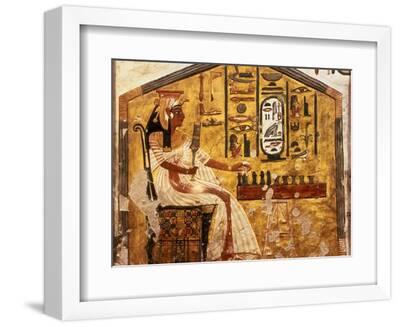'Queen Nefertari Playing Senet. The tomb of Nefertari, the Wife of ...