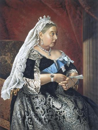 'Queen Victoria Pictured Circa. 1885' Prints | AllPosters.com