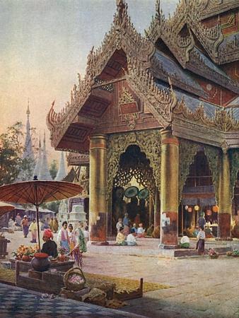 'Burma Scenery, Village' Art - R Talbot Kelly | AllPosters.com