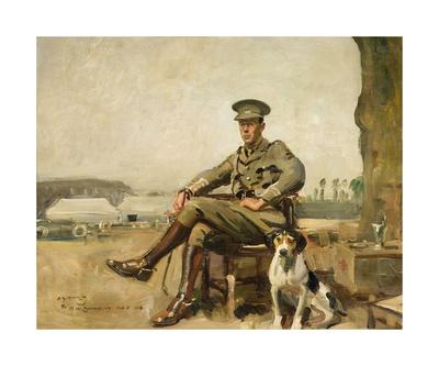'R.W. Sutherland, Cavalry Officer' Premium Giclee Print - Sir Alfred ...