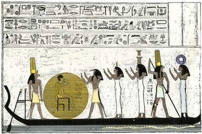 'Ra the Sun God Embarks on a Journey through Egypt on the Nile ...