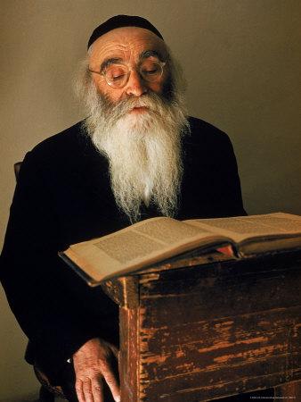 'Rabbi Reading the Talmud' Photographic Print - Alfred Eisenstaedt ...