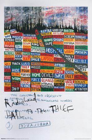Radiohead - Hail to the Thief Scribble Prints | AllPosters.com