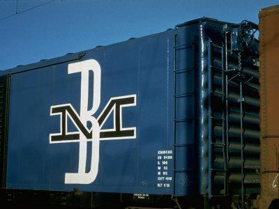 'Railroad Box Car Showing the Logo of The' Photographic Print - Walker ...