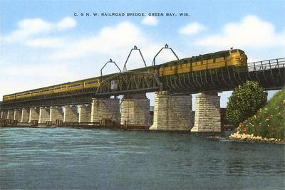 'Railroad Bridge, Green Bay, Wisconsin' Poster | AllPosters.com