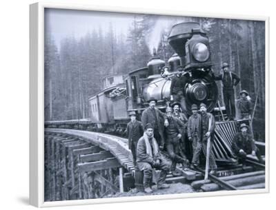 'Railroad Construction Crew, 1886' Photographic Print | AllPosters.com