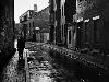 'Rain Slicked Street Scene in Poor Section of City in Eastern US ...