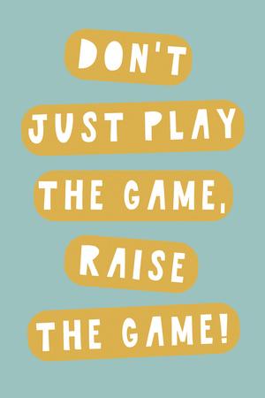 'Raise The Game' Giclee Print - Otto Gibb | AllPosters.com