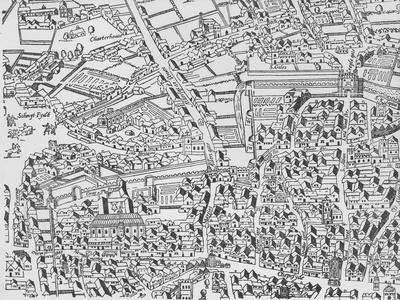 ''Civitas Londinum', Map of London, 1560' Giclee Print - Ralph Agas ...