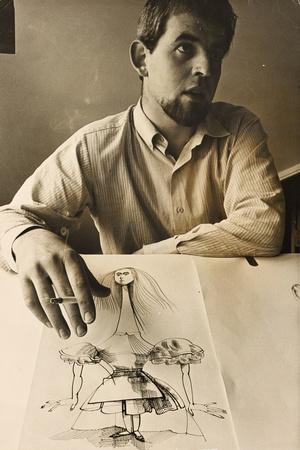 'Ralph Steadman (b/w photo)' Giclee Print - Ralph Steadman | AllPosters.com