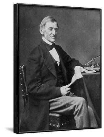 'Ralph Waldo Emerson American Essayist and Poet' Photographic Print ...