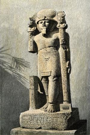 'Ramses II (1290 -1237 Bc), in Regent of Egypt. Lithograph from the ...