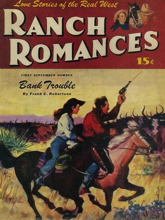 'Ranch Romances Magazine Cover' Prints - Lantern Press | AllPosters.com