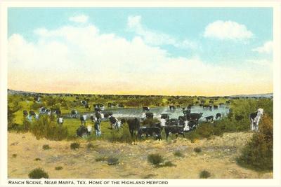 'Ranch Scene, Marfa, Texas' Art | AllPosters.com