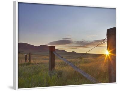 'Ranching Country at Daybreak in the Sweetgrass Hills Near Whitlash ...