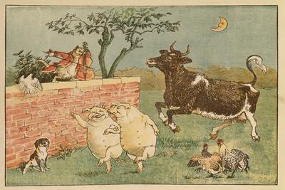 'The Cat and the Fiddle and the Cow - Illustrations from Hey Diddle ...