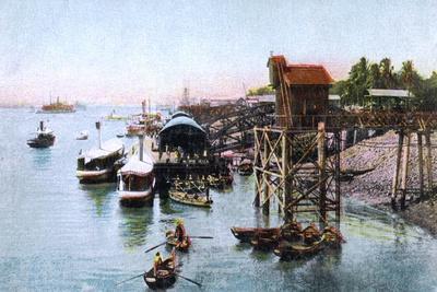 Rangoon Harbour, Myanmar, C1900s Giclee Print | AllPosters.com