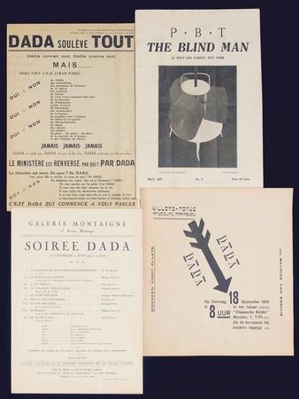 'Rare Flyer Invitation to a Dada Soiree at the Galerie Montaigne, 1921 ...