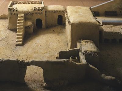 Reconstruction of Houses from Ancient Village of Aiun, Iraq Giclee ...