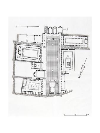 'Reconstruction of Plan of Forum of Pompeii' Giclee Print | AllPosters.com