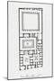 'Reconstruction of Plan of House of Faun in Pompeii' Giclee Print ...