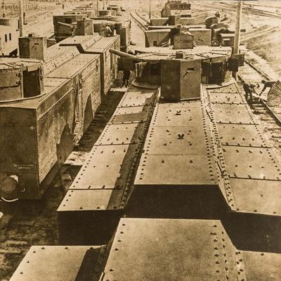 'Red Army Armoured Trains, Early 1930s' Giclee Print | AllPosters.com