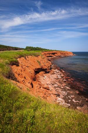 'Red Cliffs of Prince Edward Island Atlantic Coast in Green Gables ...