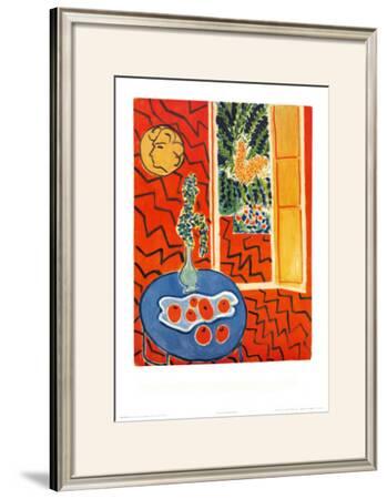 'Red Interior, Still Life on Blue Table, c.1947' Art - Henri Matisse ...