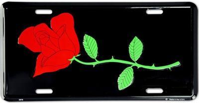 'Red Rose' Tin Sign | AllPosters.com