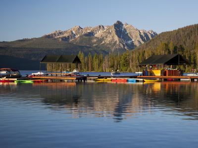 'Redfish Lake Lodge, Redfish Lake, Sawtooth National Recreation Area ...