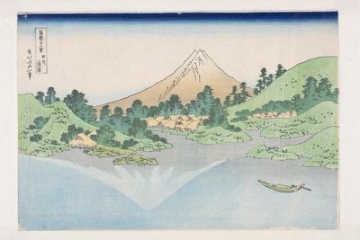'Reflection in Lake Misaka, Kai Province (Kosyu Misaka-Suimen) (Colour ...