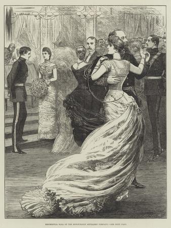 'Regimental Ball of the Honourable Artillery Company' Giclee Print ...