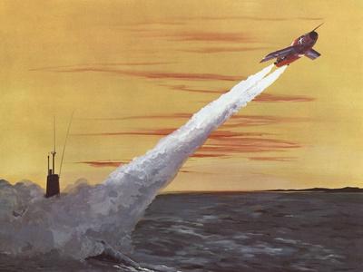 'Regulus I Surface to Air Missile' Giclee Print | AllPosters.com