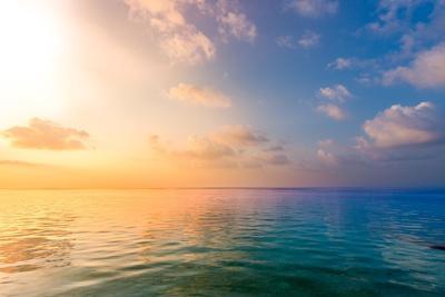 'Relaxing seascape with wide horizon of the sky and the sea' Photo ...