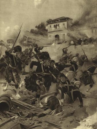 'Relief of Lucknow, 1858' Giclee Print - Henri-Louis Dupray ...